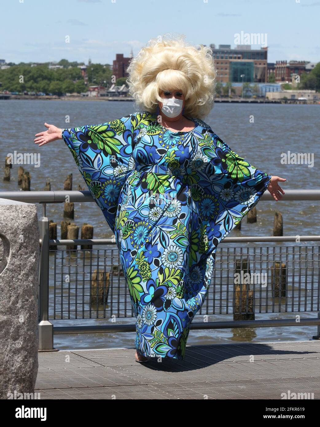 New York - NY - 05/31/2020 - Lady Bunny (aka Jon Ingle) out in Hudson ...