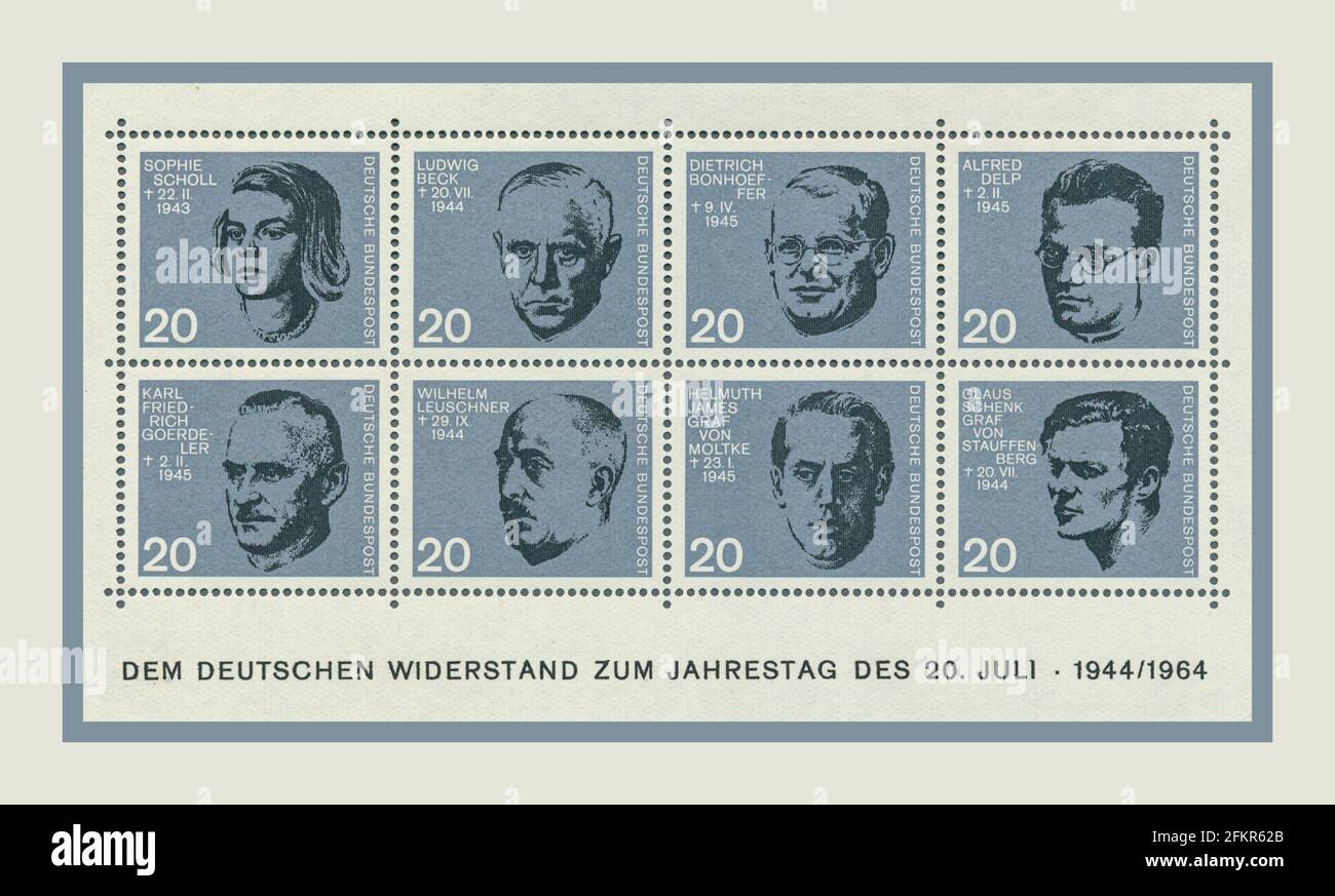 1944-1964 Adolf Hitler heroic assassination attempt commemorative ...