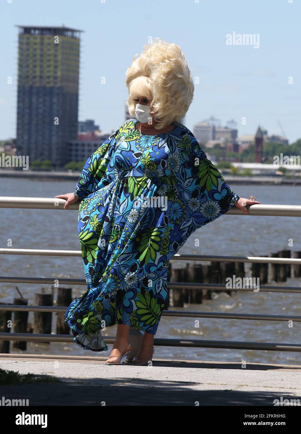New York - NY - 05/31/2020 - Lady Bunny (aka Jon Ingle) out in Hudson ...