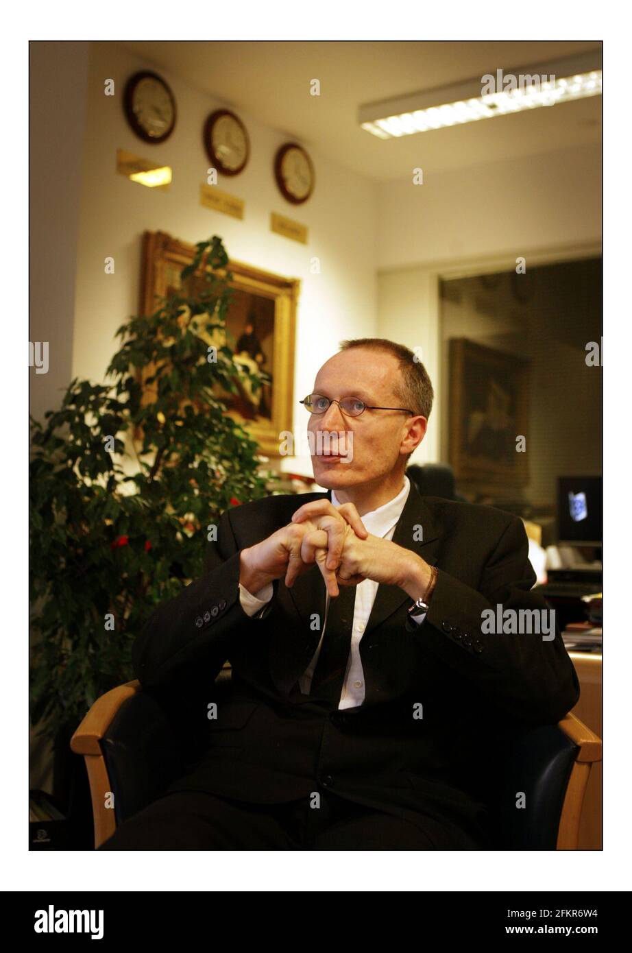 robert thomson ....editor of th times in his office in londonpic David ...