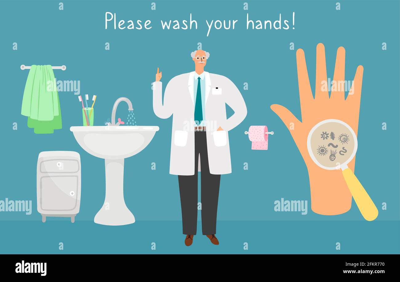 Wash Hands Poster High Resolution Stock Photography and Images - Alamy