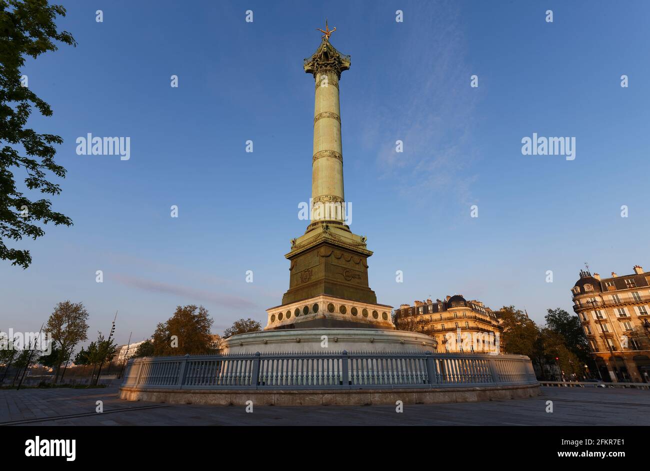 The July Column on Bastille square in Paris, France Stock Photo - Alamy