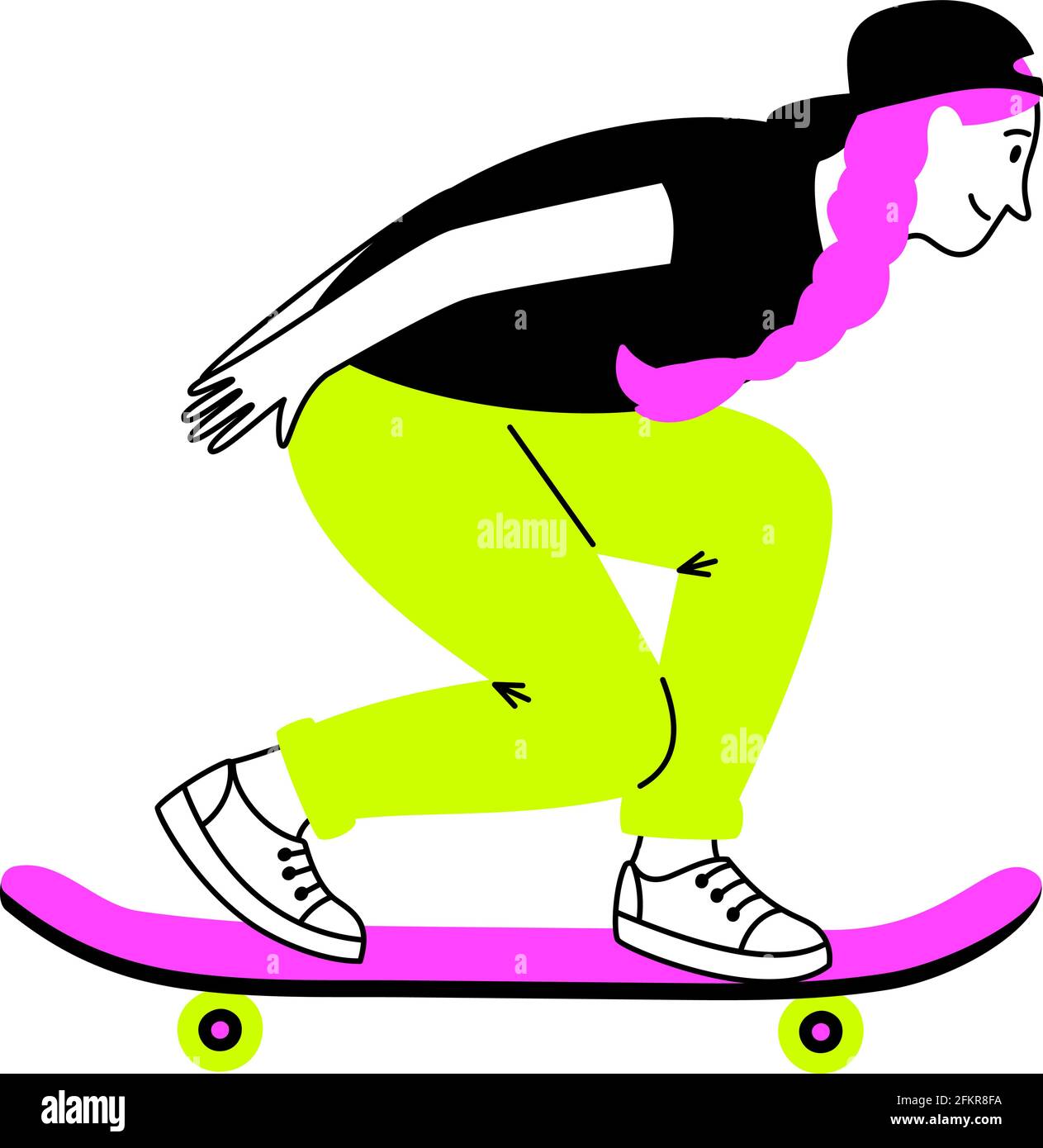 Cartoon Skateboard High Resolution Stock Photography and Images - Alamy