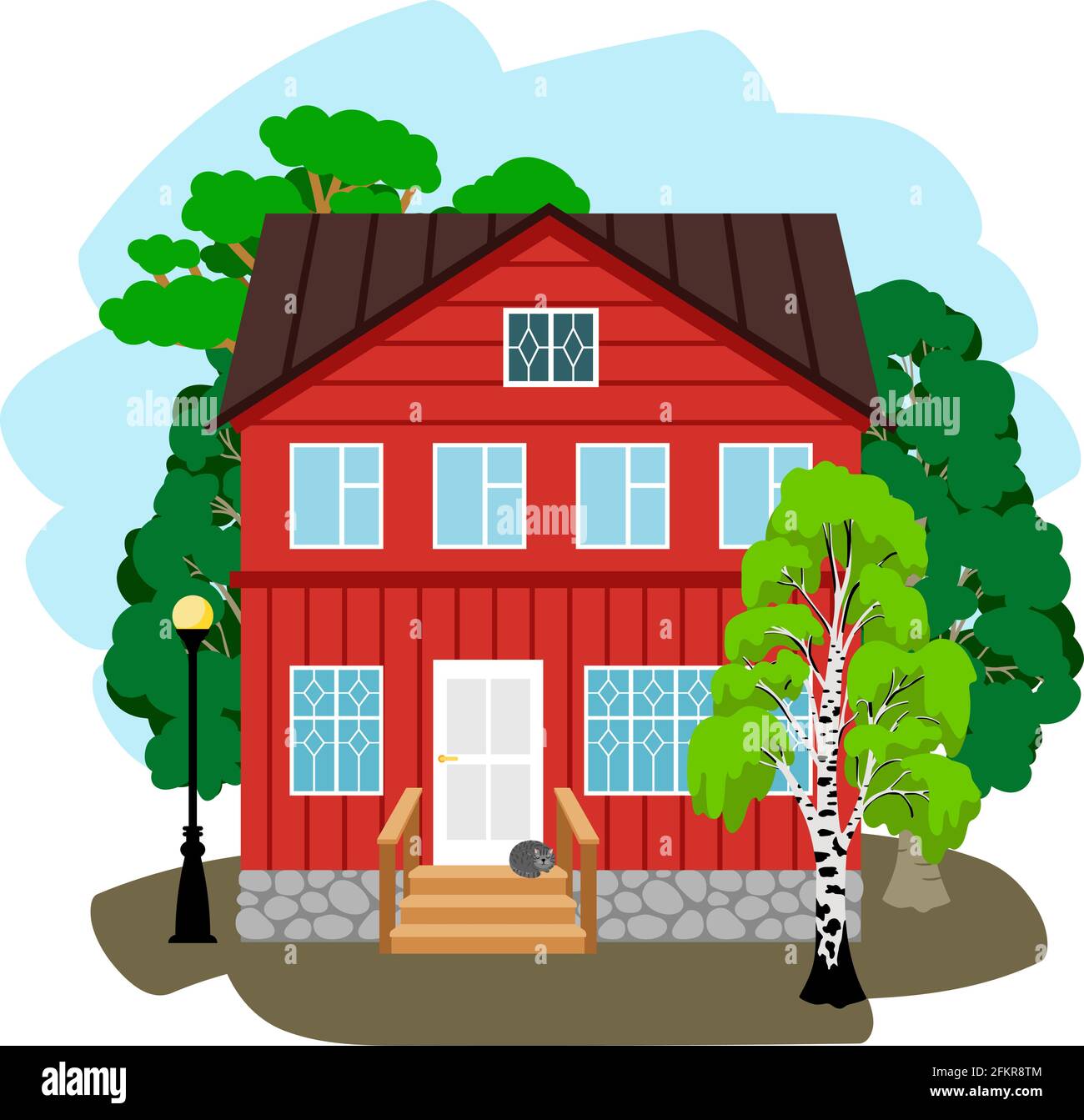 Cottage House Clipart Cartoon