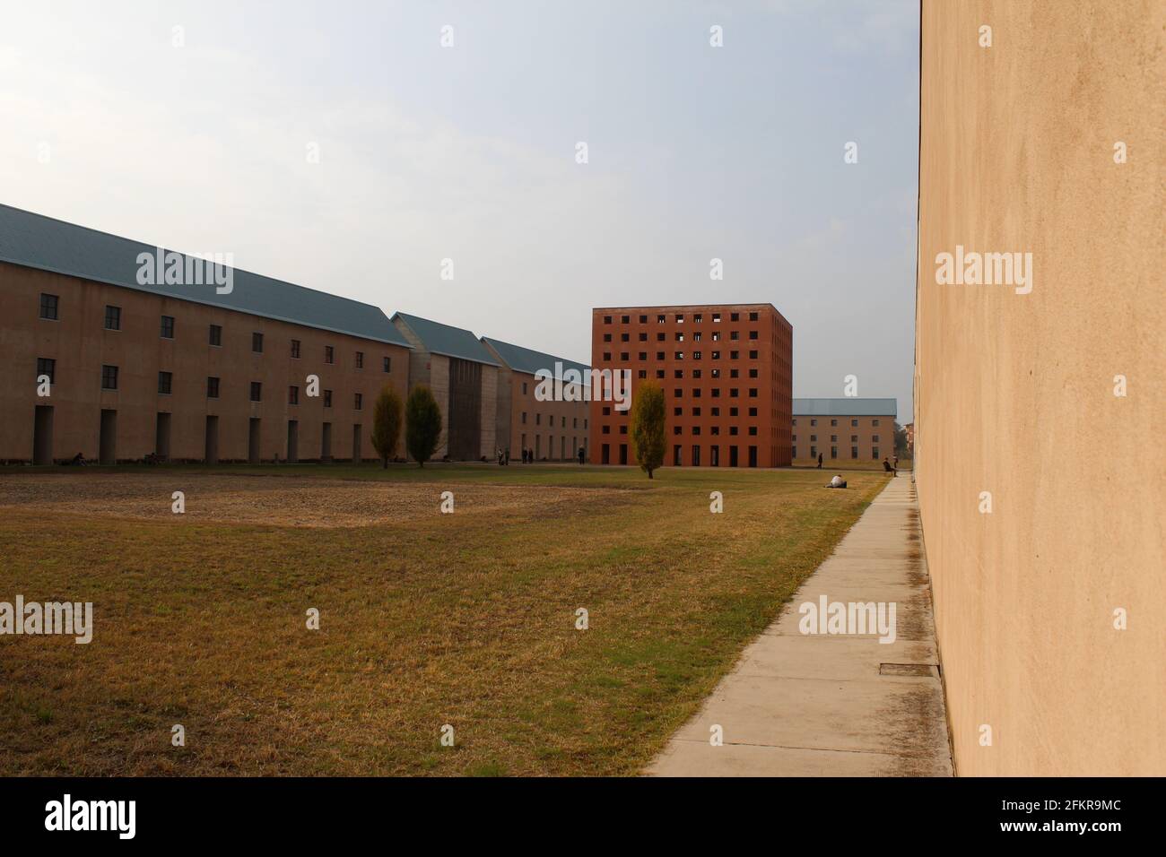 Tranquil scene from San Cataldo Cemetery in Modena, Italy by Aldo Rossi ...