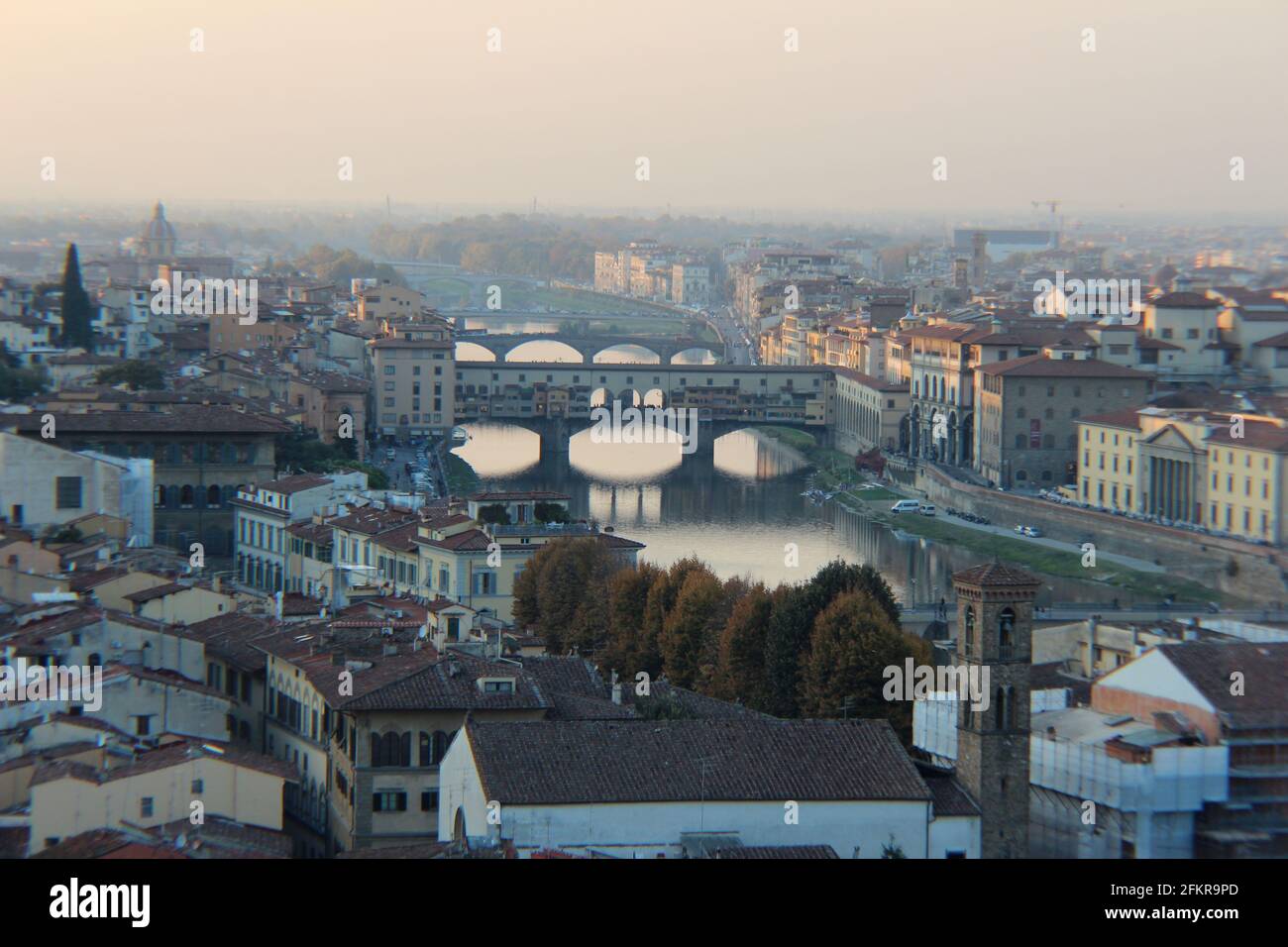 View from Piazzale Michelangelo (Michelangelo Square), a square with a ...