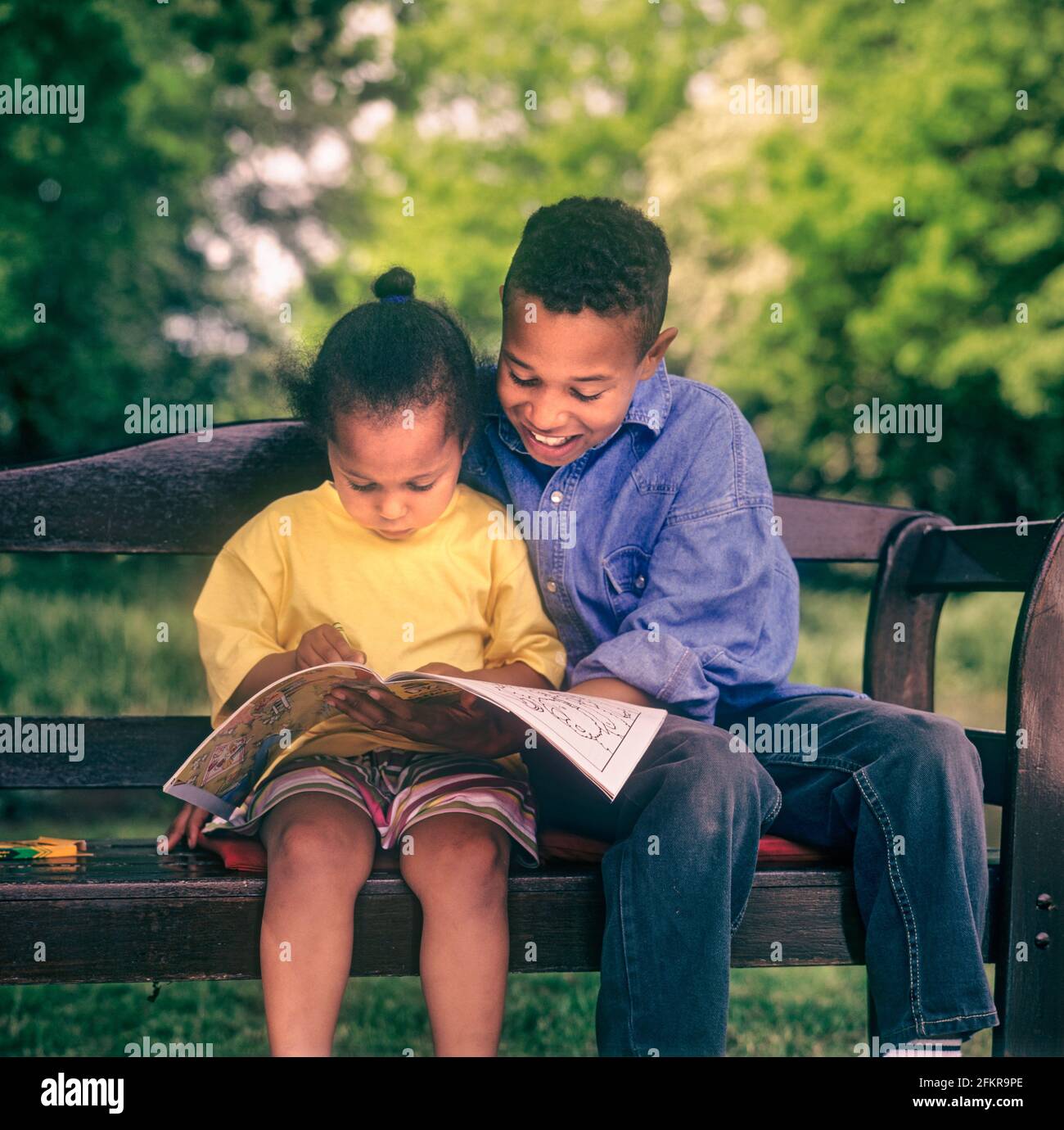 Afro caribbean siblings hi-res stock photography and images - Alamy