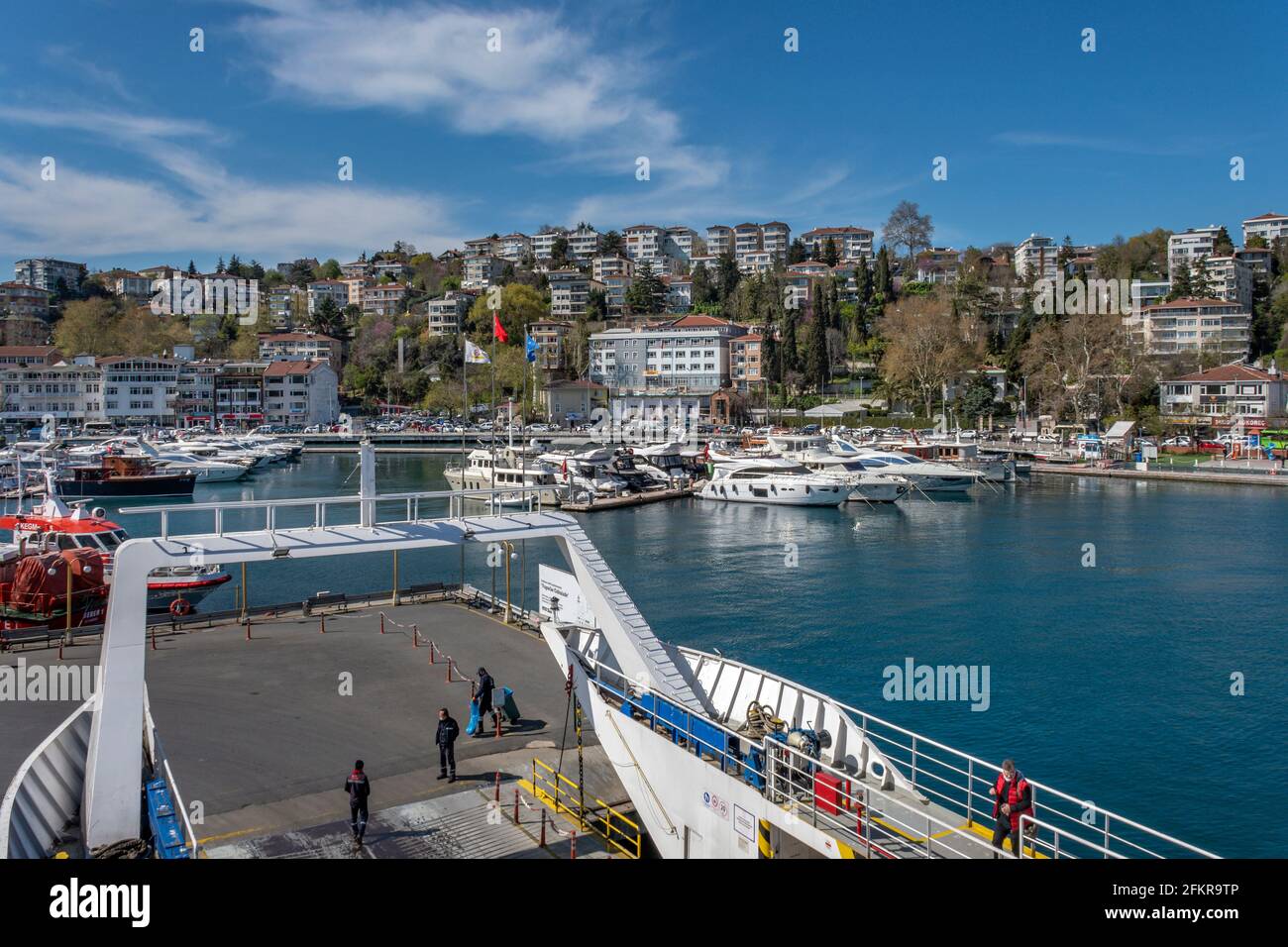Istinye Neighbourhood in Sariyer district of Istanbul, Turkey Stock ...