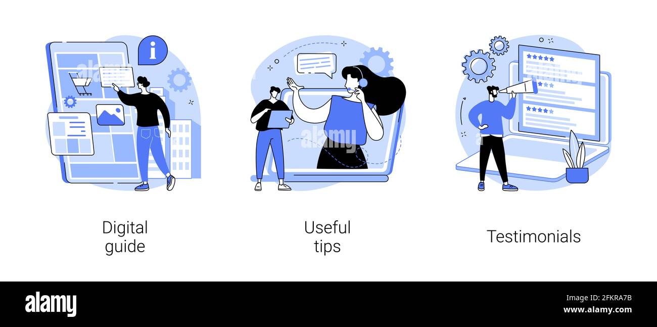 Customer illustrations Cut Out Stock Images & Pictures - Alamy