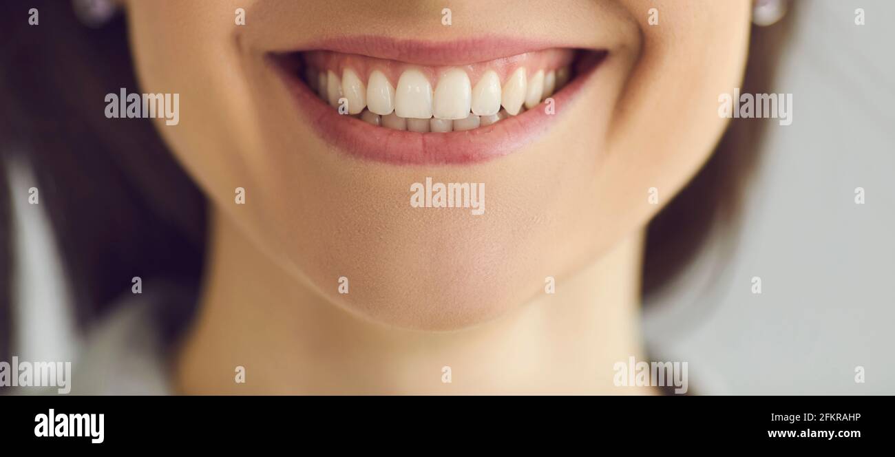 Perfect teeth and face hi-res stock photography and images - Alamy