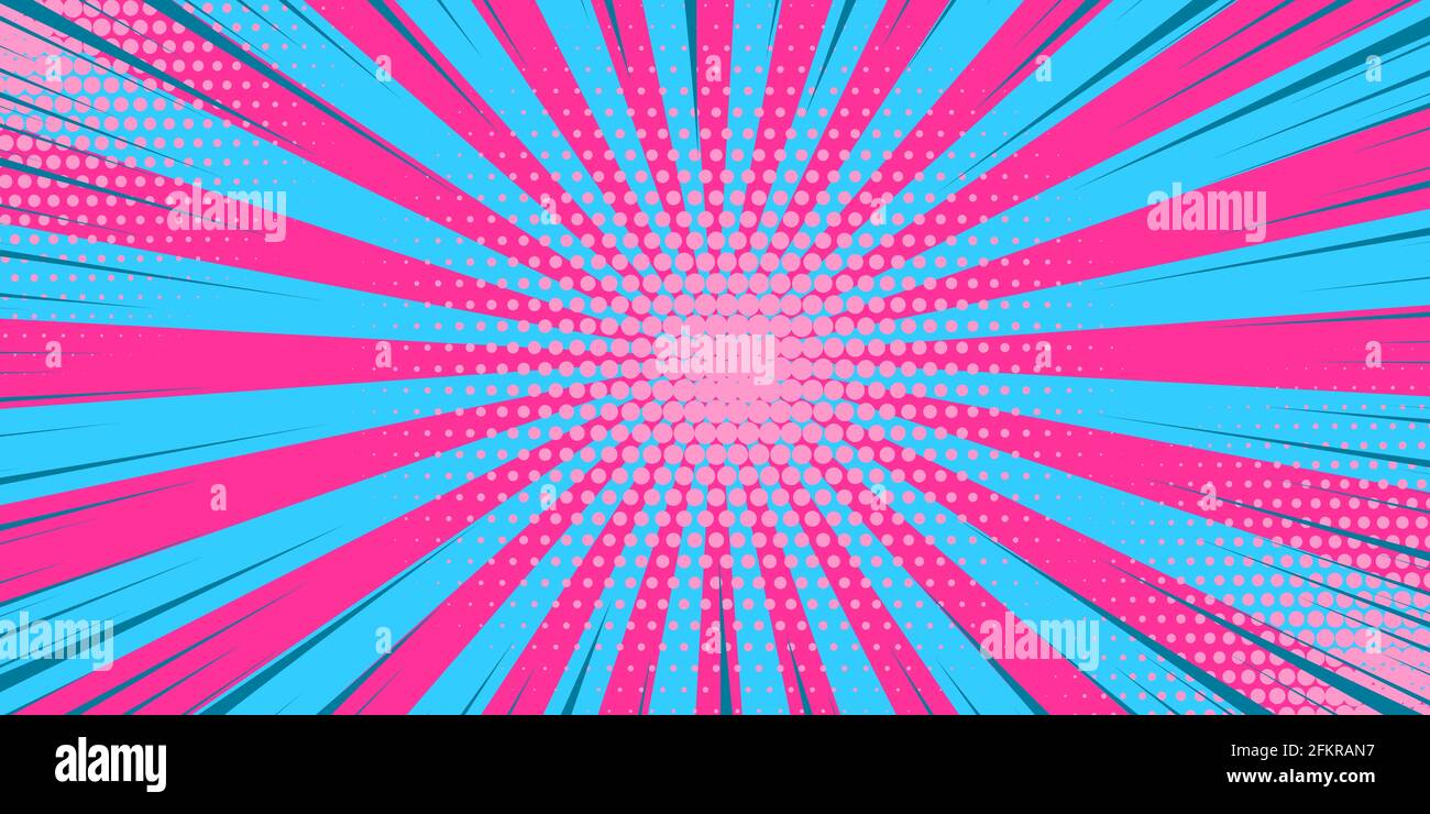 Pop art pink blue comics book cartoon magazine cover. Cartoon funny ...