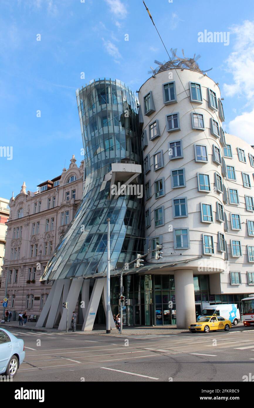 The dancing house or fred and ginger building nationale nederlanden hi-res stock photography and ...