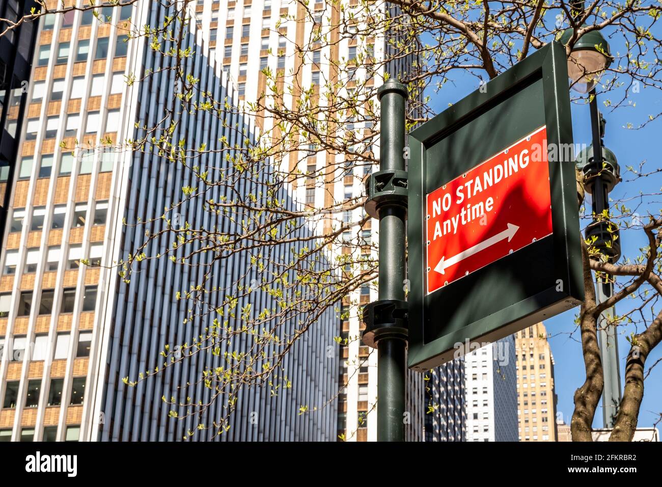 Road signs in the city Stock Photo - Alamy