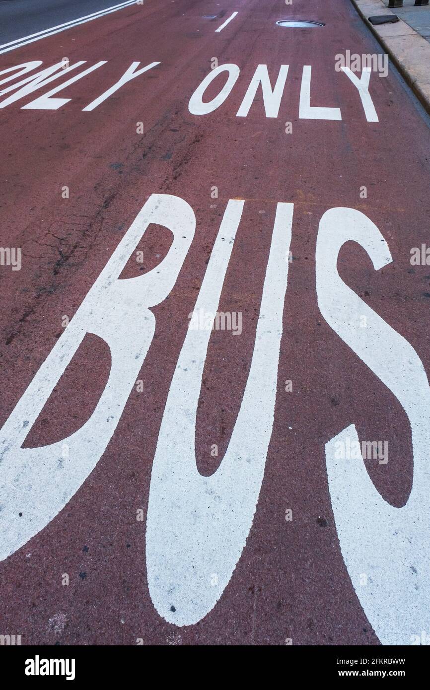 Road signs in the city Stock Photo - Alamy