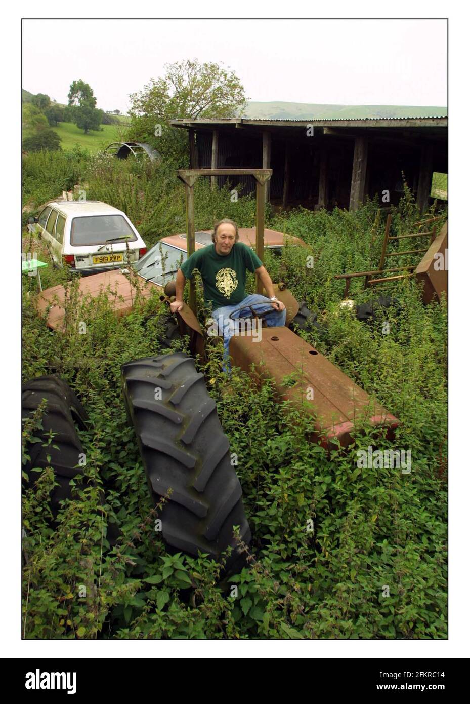 Farmer Phil Harding of Near Gatten Farm in Ratlinghope, Shropshire.pic ...