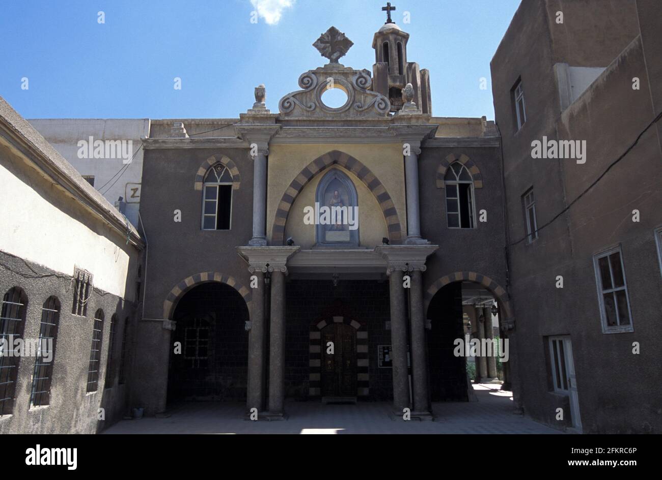 Syriac Catholic Cathedral, Christian Quarter, Damascus, Syria Stock ...