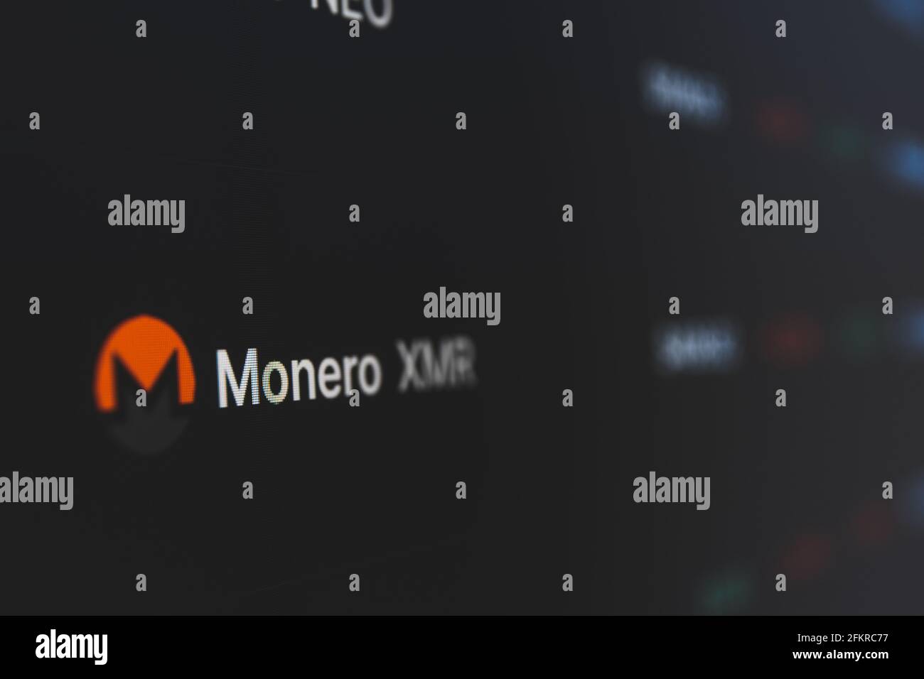 Monero symbol hi-res stock photography and images - Alamy