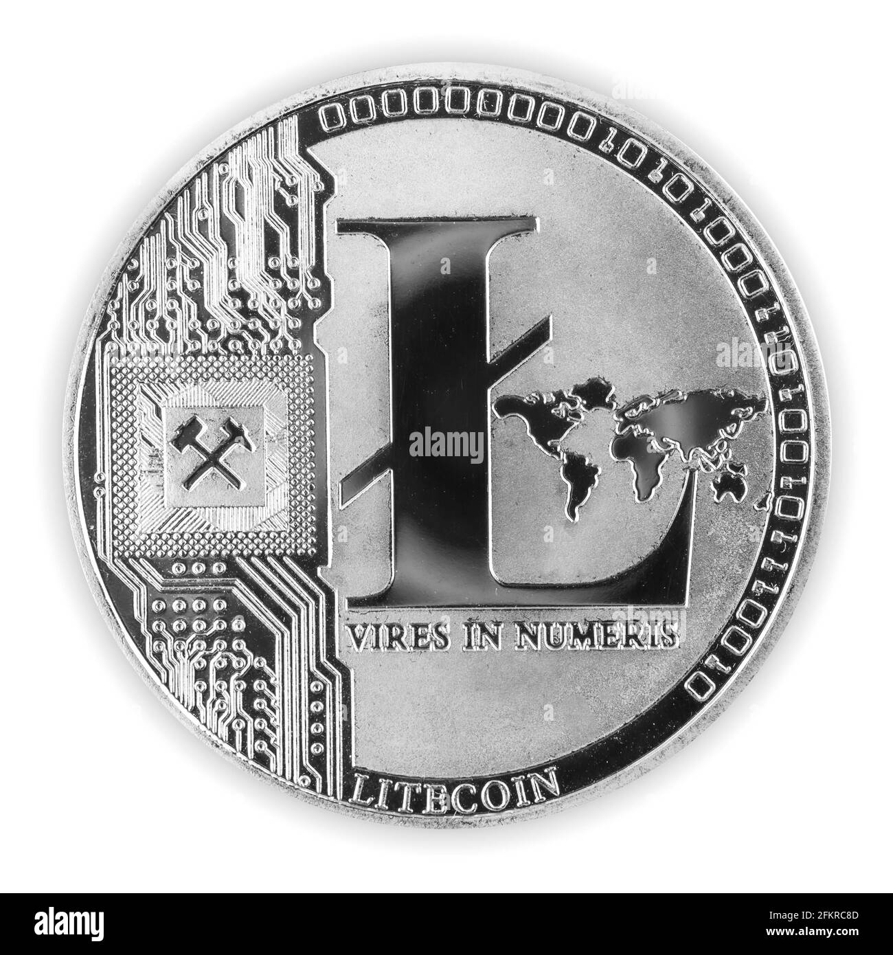 Stack of gold coins Black and White Stock Photos & Images - Alamy