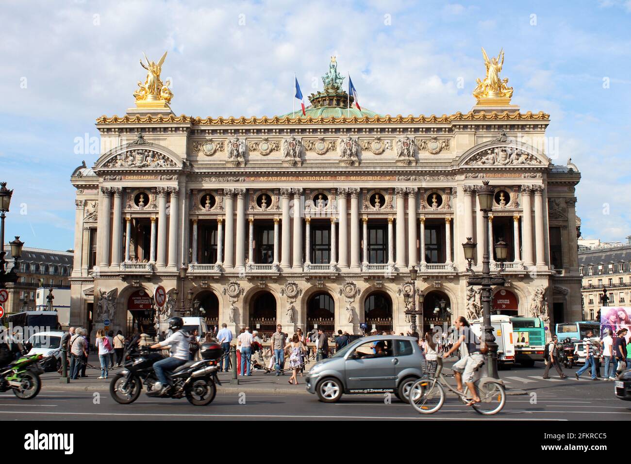 Opera House in Paris, France. Palais Garnier Opera House and ballet ...