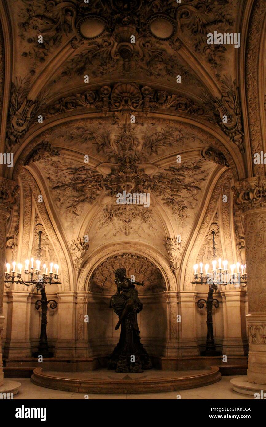 Opera House in Paris, France. Palais Garnier Opera House and ballet ...