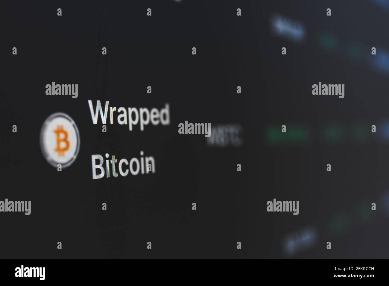Wrapped bitcoin hi-res stock photography and images - Alamy