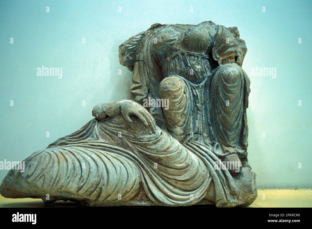 Roman statue in National Museum of Damascus, Damascus, Syria Stock ...