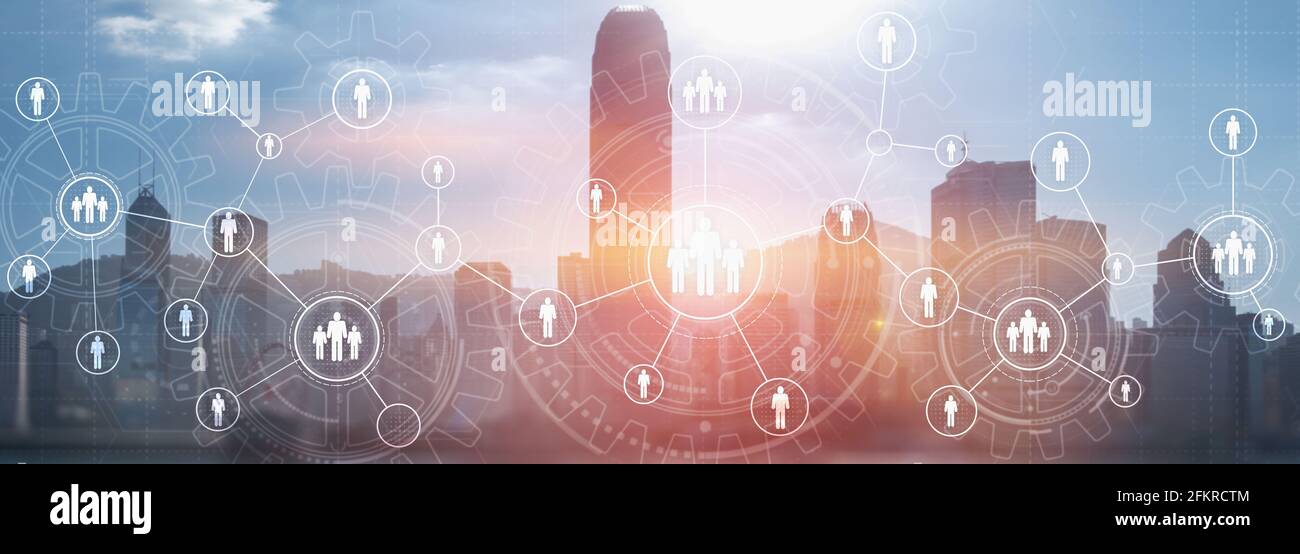 HR Recruitment Structure Global Outsourcing Social network ...