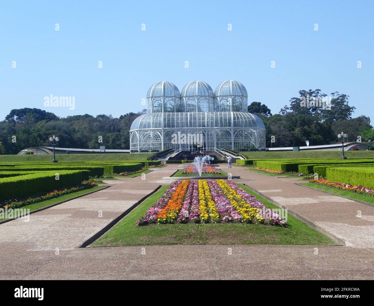 Curitiba, Paranà State, Brazil, A beautiful landscape of the Botanical ...