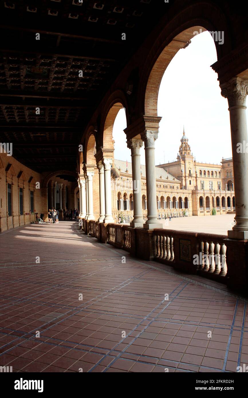 Seville moorish architecture arch hi-res stock photography and images ...