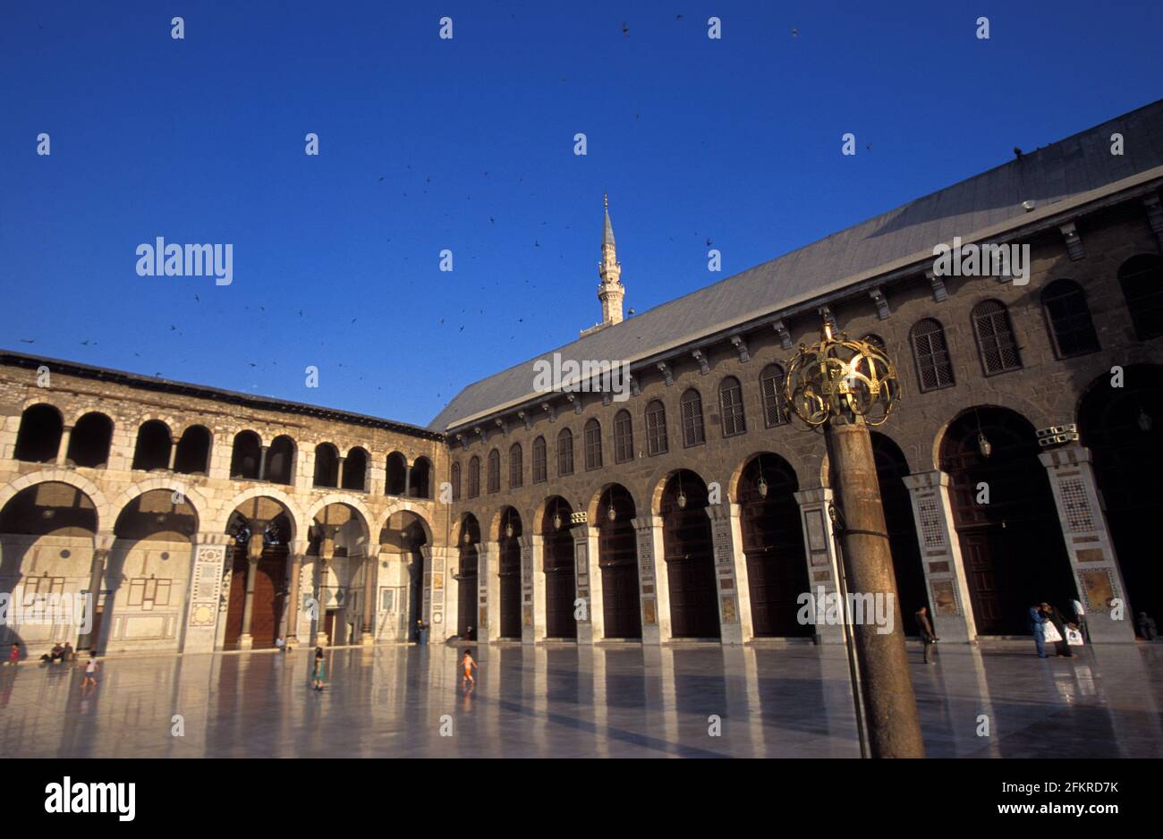 Umayyad Mosque courtyard, Great Mosque of Damascus, Damascus, Syria ...