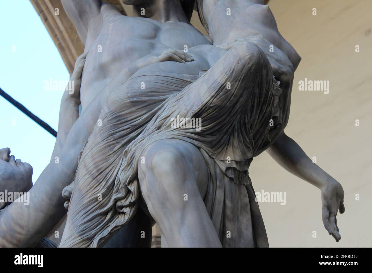 Rape of Polyxena Statue in Loggia Della Signoria in Florence Italy ...