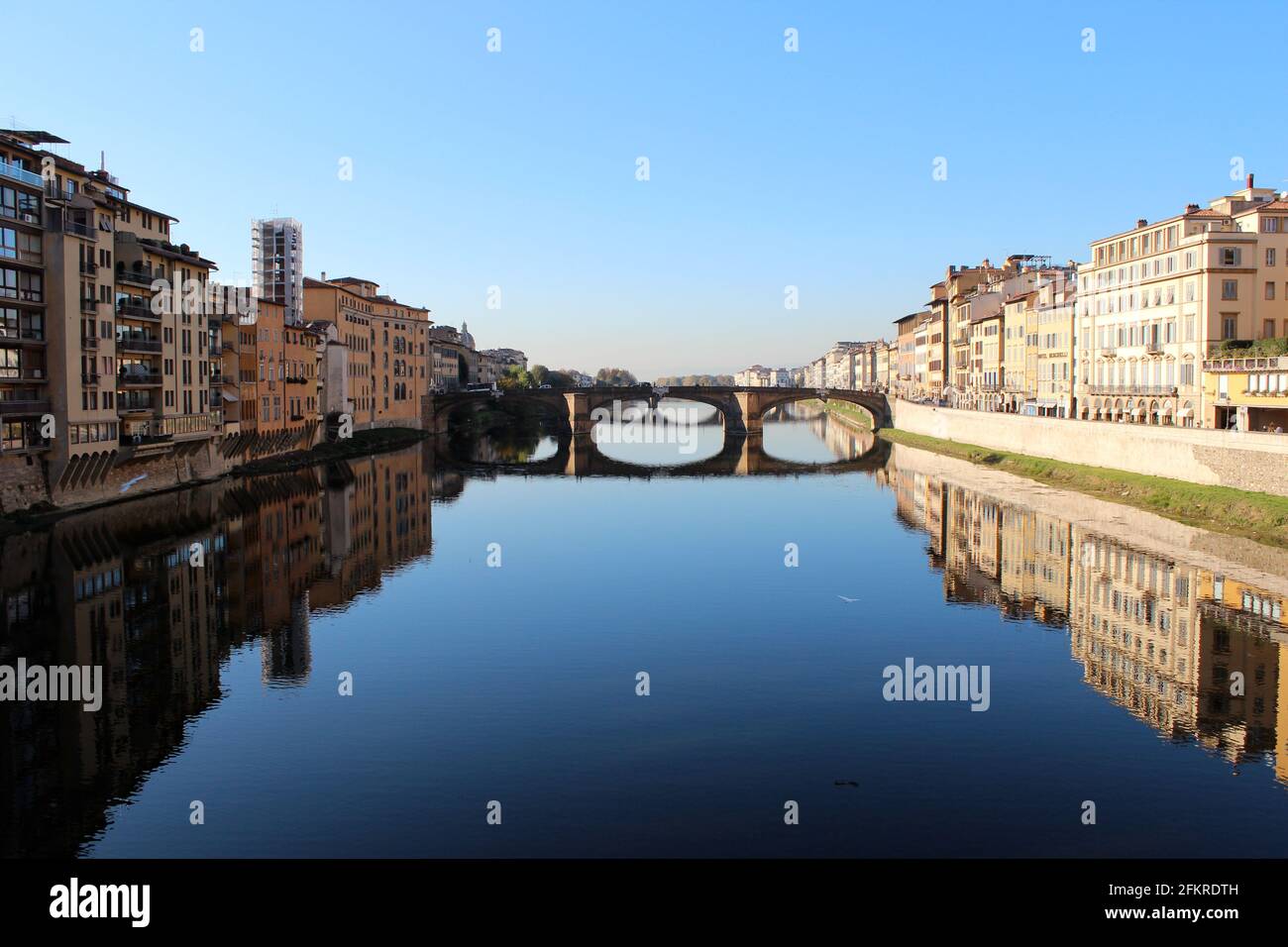 Bridge on the Arno in Florence, Italy Stock Photo - Alamy