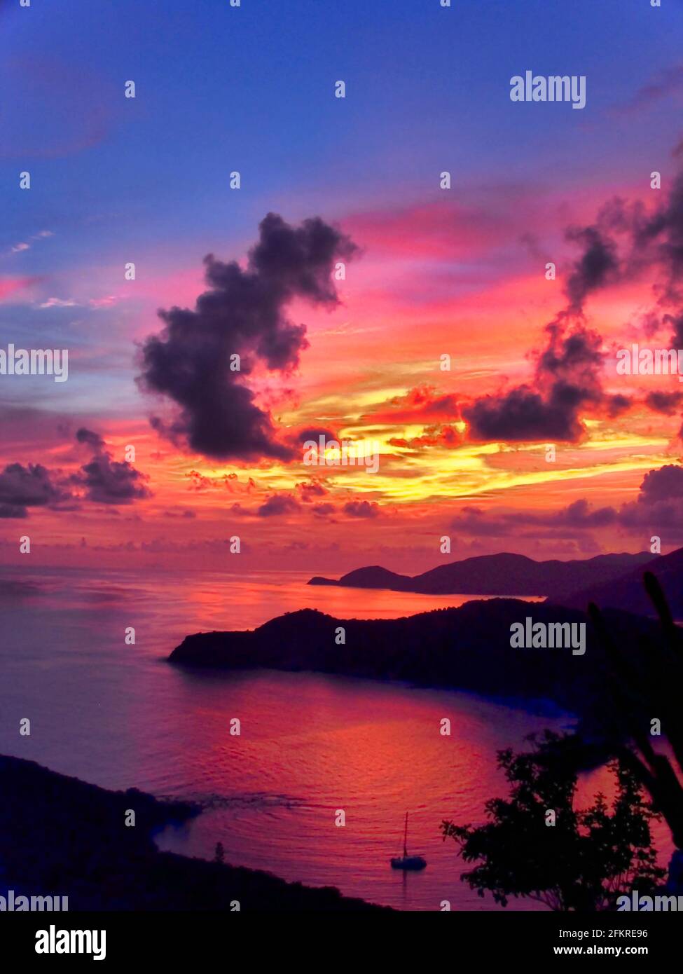English harbour antigua sunset hi-res stock photography and images - Alamy