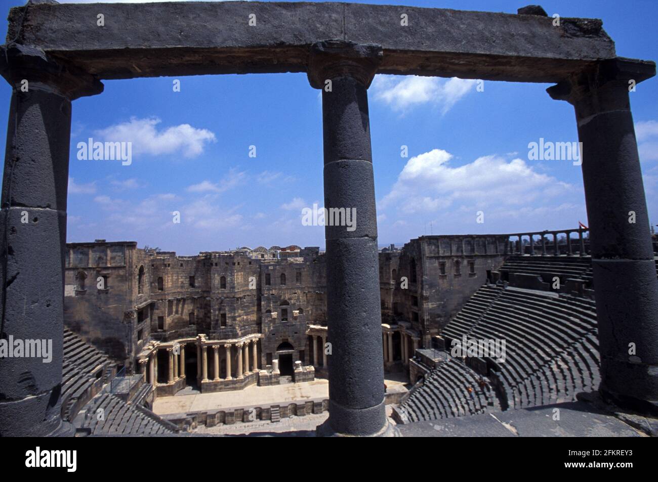 Roman Theatre at Bosra, Bosra, Syria Stock Photo - Alamy