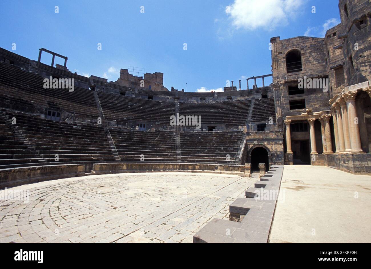 Roman Theatre at Bosra, Bosra, Syria Stock Photo - Alamy