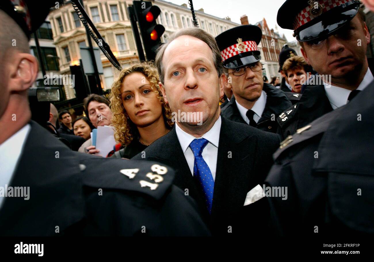 Royal butler Harold Brown, leaving the the Old Bailey this morning ...