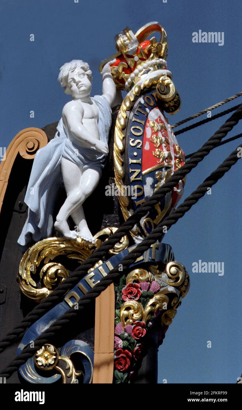 Figurehead hms victory hi-res stock photography and images - Alamy