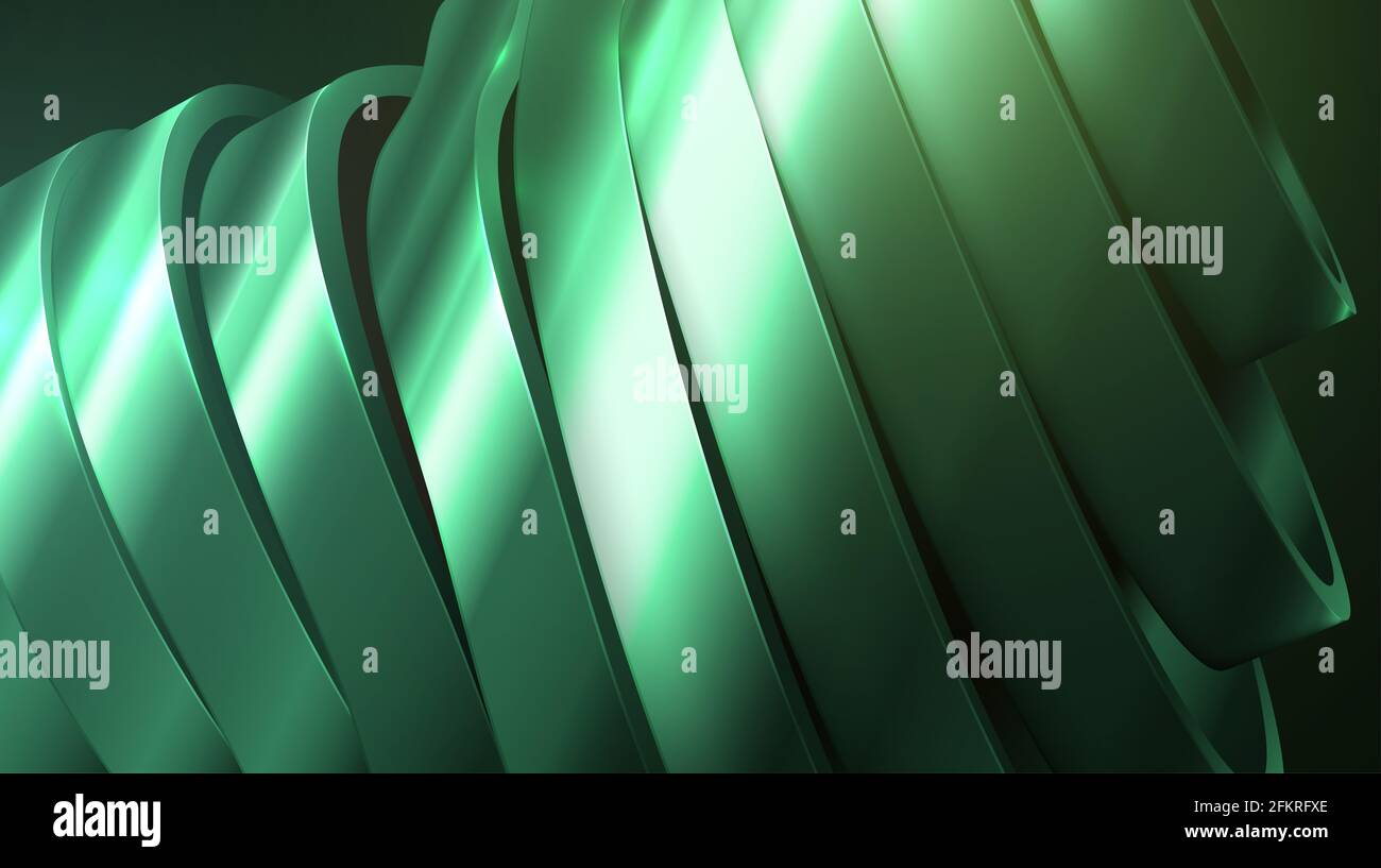 Abstract Background With Green Sliced Surface Stock Photo - Alamy