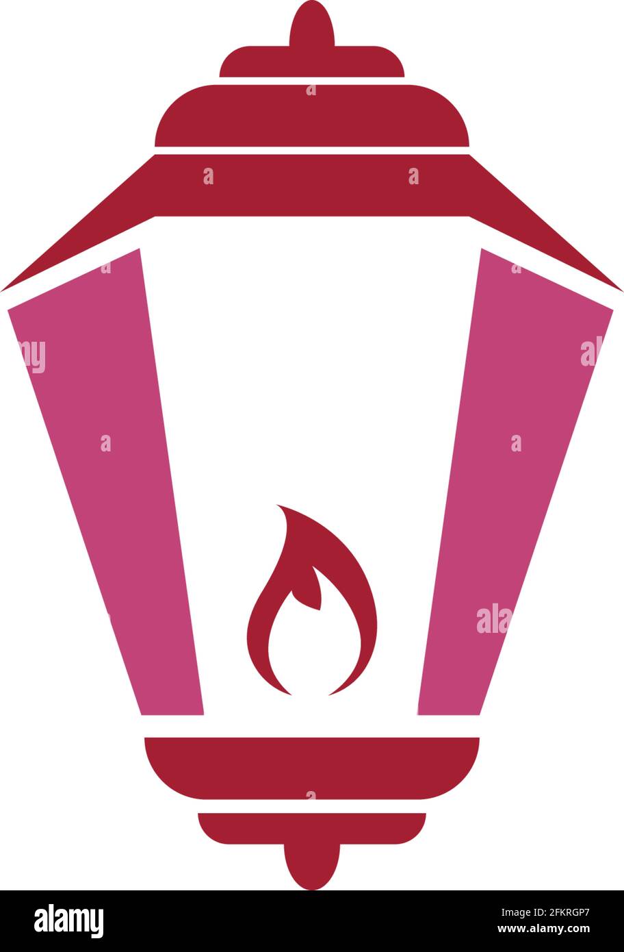 Simple lantern icon logo design vector template Stock Vector Image ...