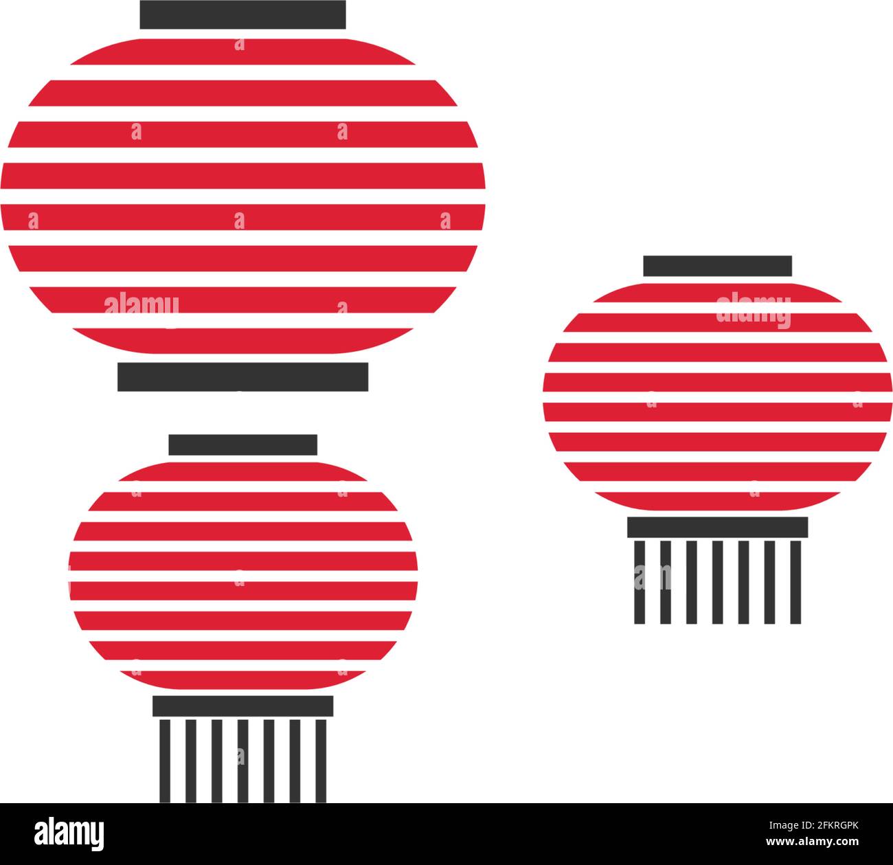 Simple lantern icon logo design vector template Stock Vector Image ...