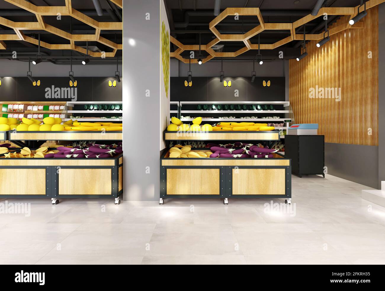 3d render of shopping mall Stock Photo - Alamy