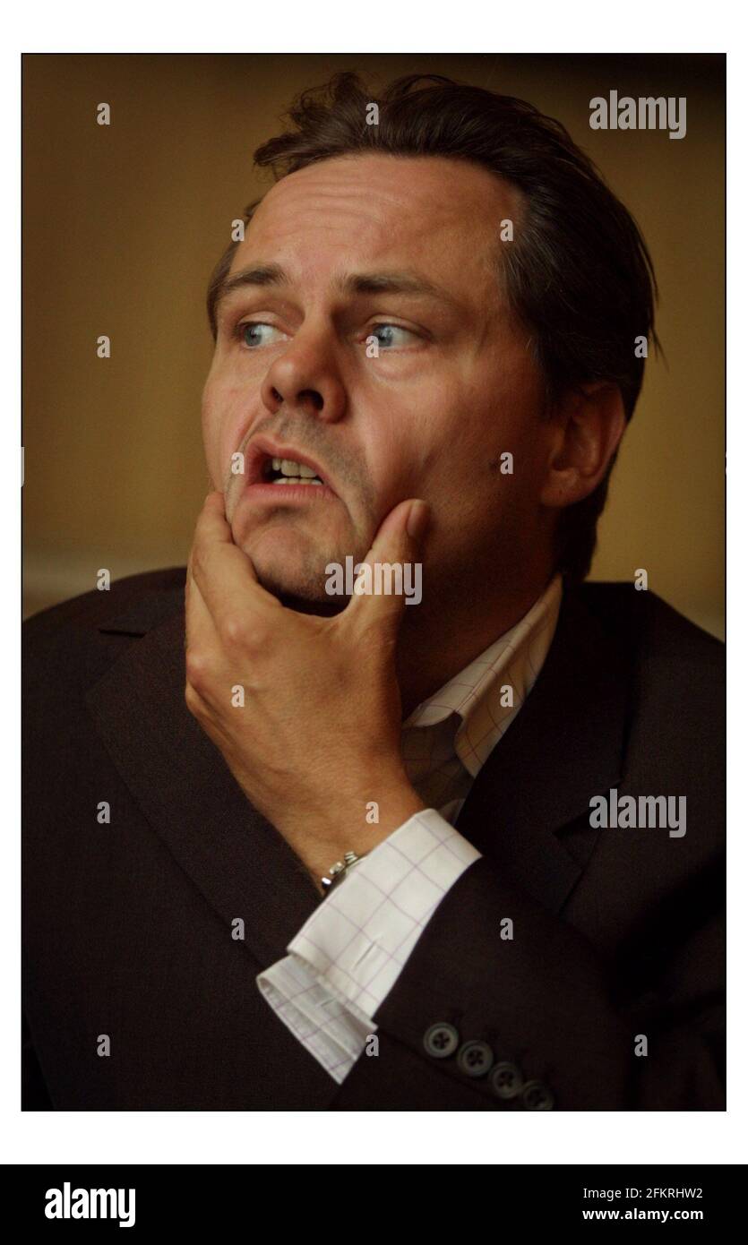 Comedian Jack Dee in West Londonpic David Sandison 27/8/2003 Stock ...