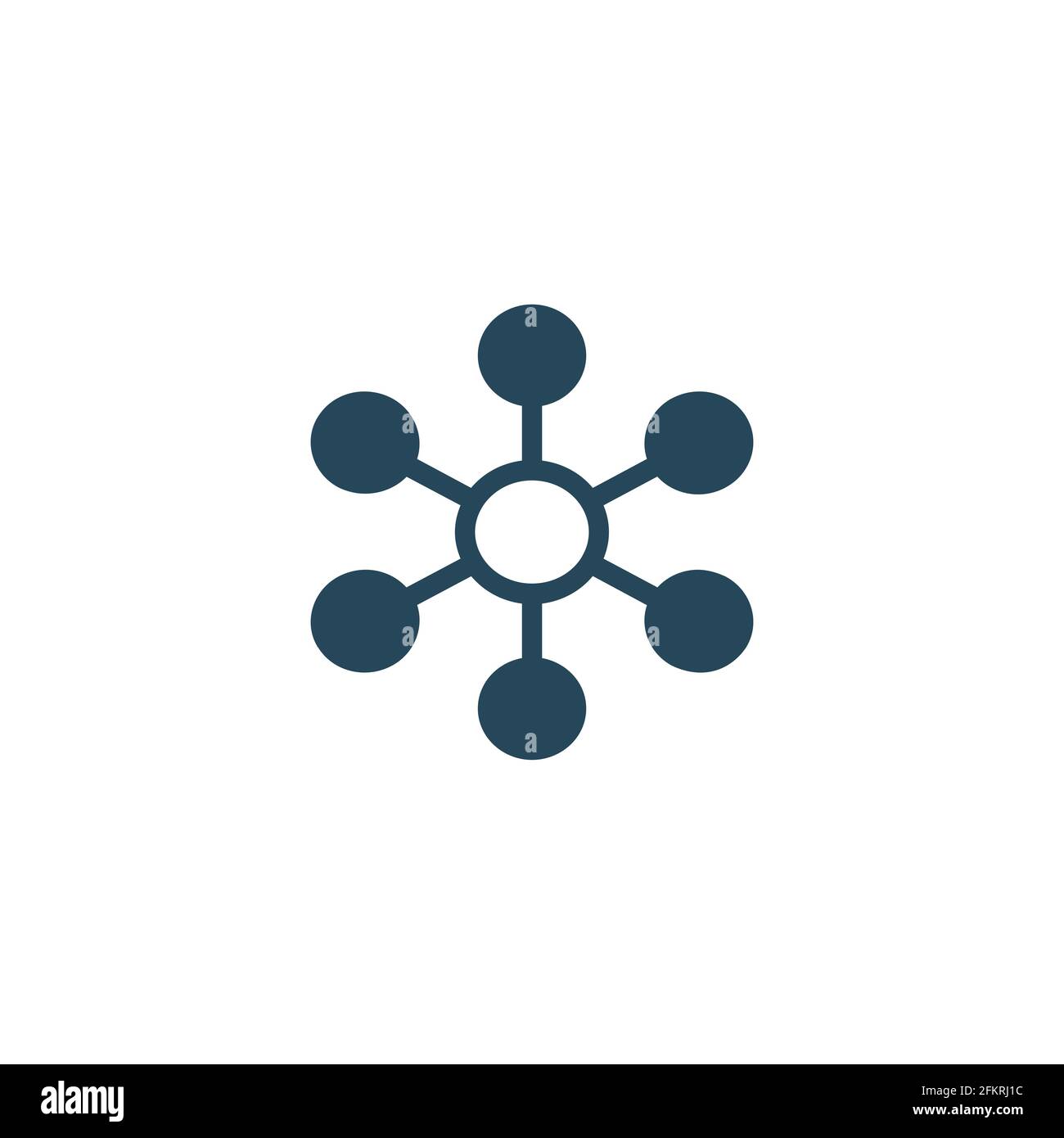 Hub network connection isolated minimal flat line icon. Stock Vector ... Hub network connection isolated minimal flat line icon. Stock Vector ...