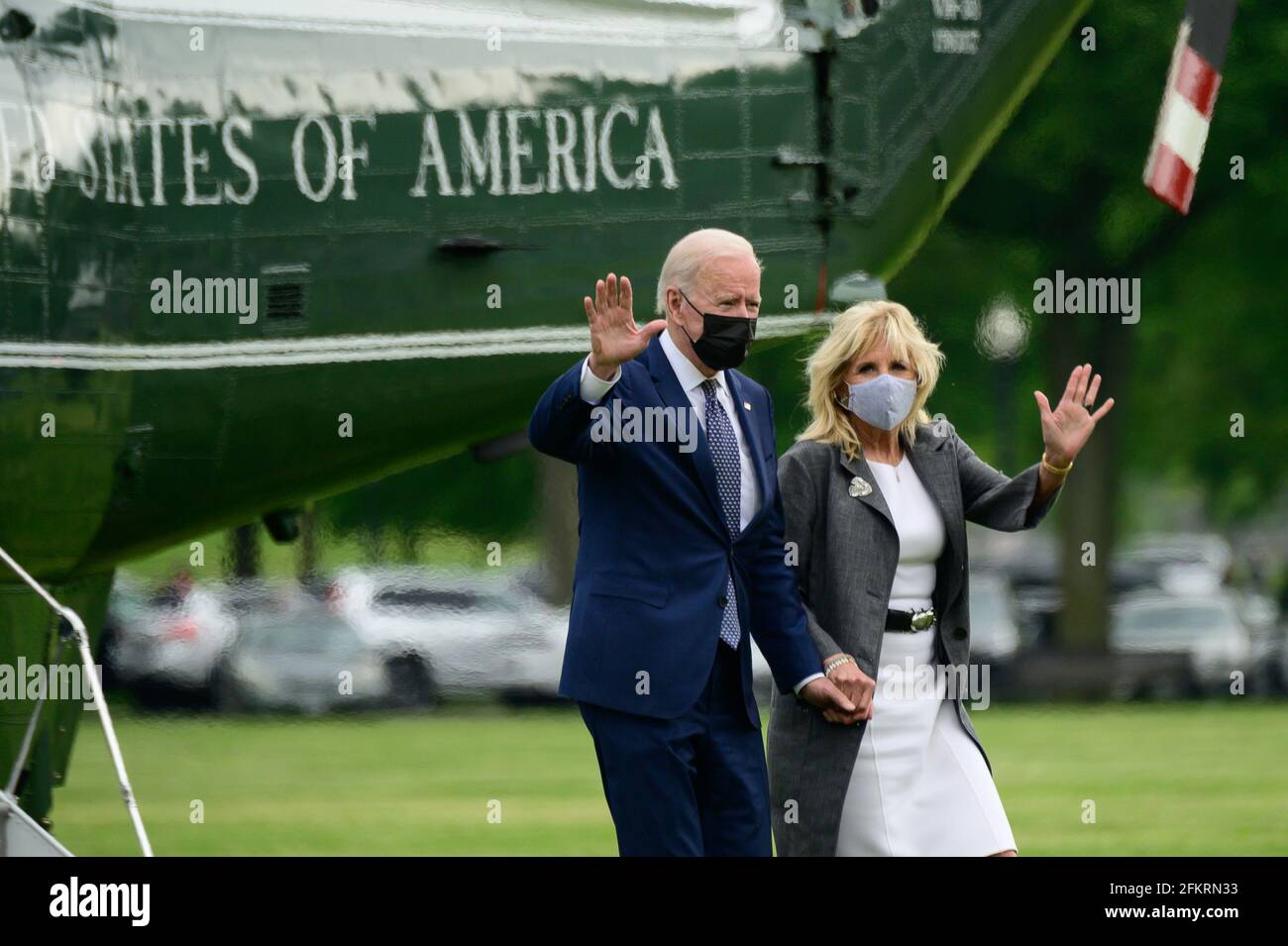 Washington, DC, USA. 3rd May, 2021. U.S. President Joe Biden and First ...