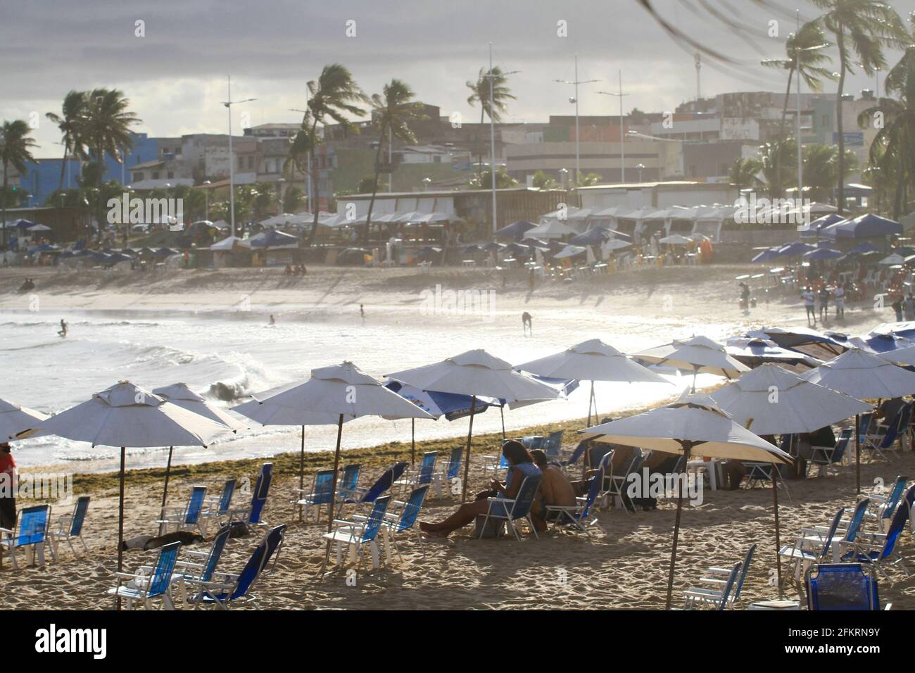 Salvador, Brazil. 03rd May, 2021. Beaches in Salvador with reopening ...