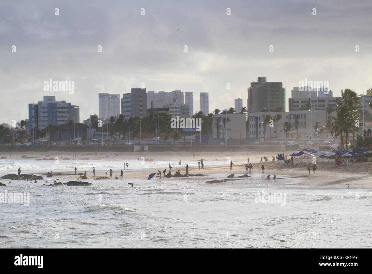 Salvador, Brazil. 03rd May, 2021. Beaches in Salvador with reopening ...