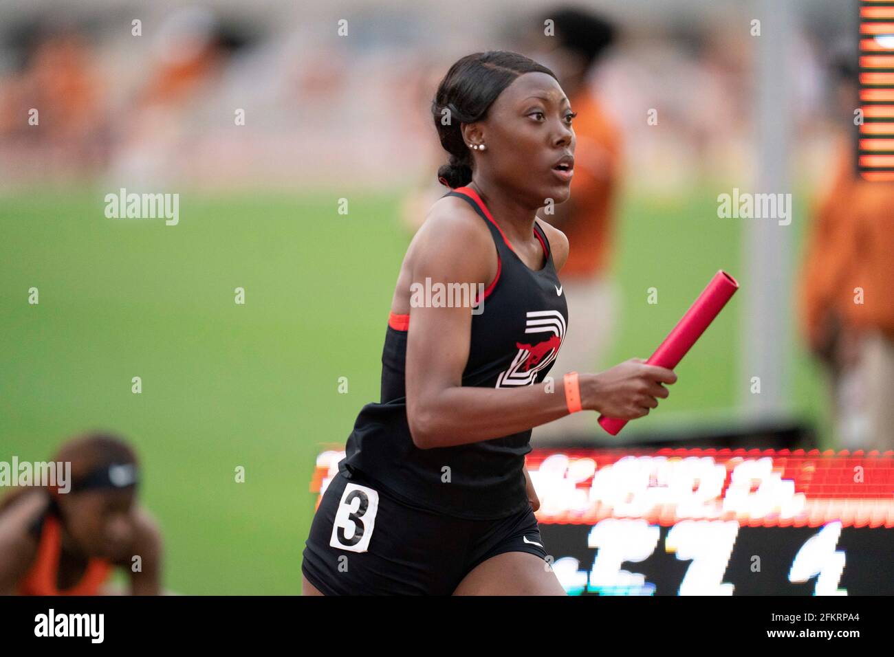 Austin, Texas, USA. 01st May, 2021: Elite college athlete Jordanne ...