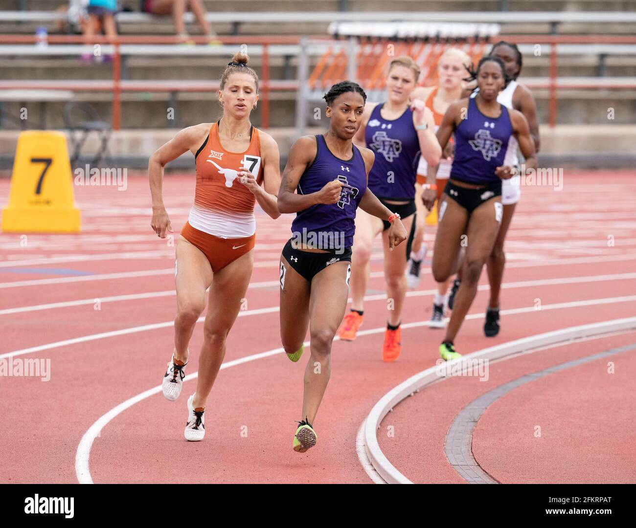 Austin, Texas, USA. 01st May, 2021. Elite college athletes competing in ...