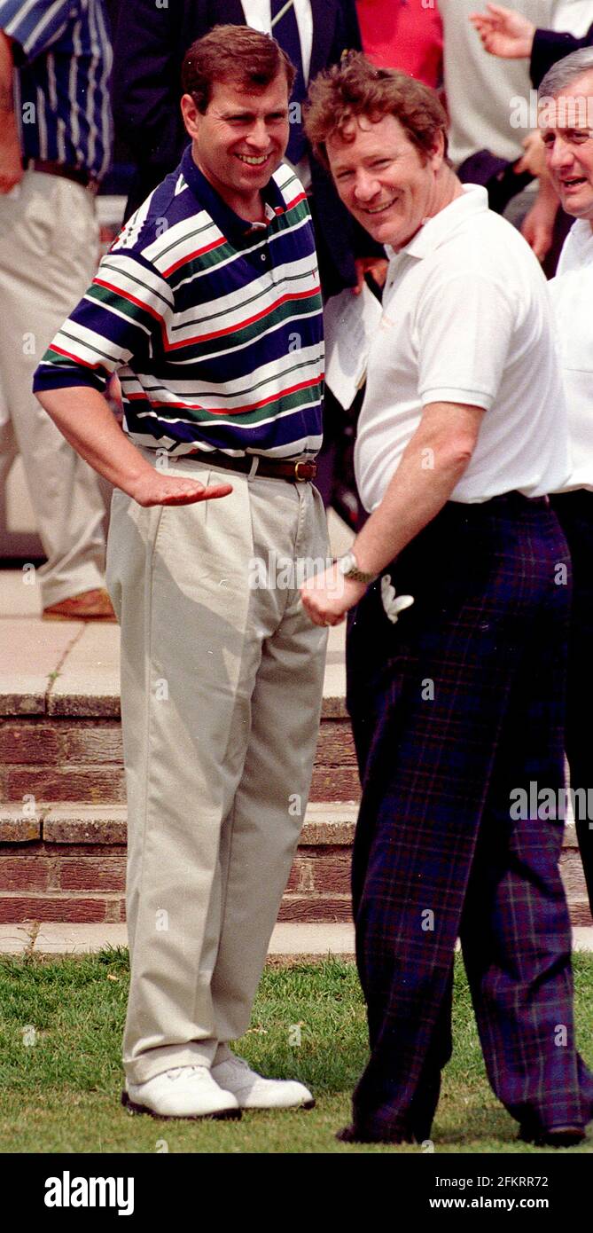PRINCE ANDREW WITH JIM DAVIDSON AT THE KING GEORGE FUND FOR SAILORS ...