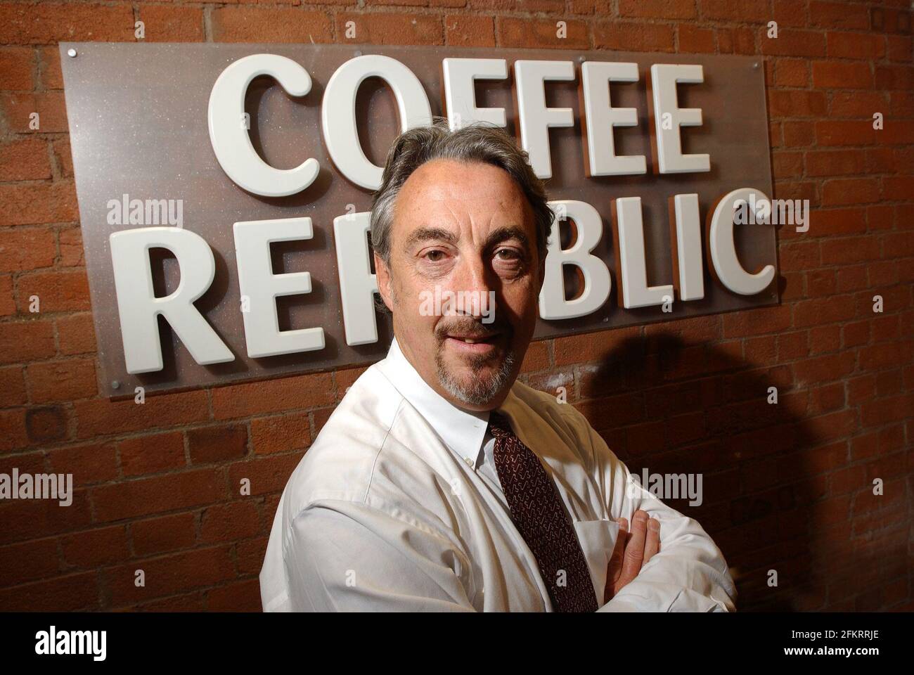 Chief Executive of 'Coffee Republic Peter Morris. 24 April 2002 photo ...
